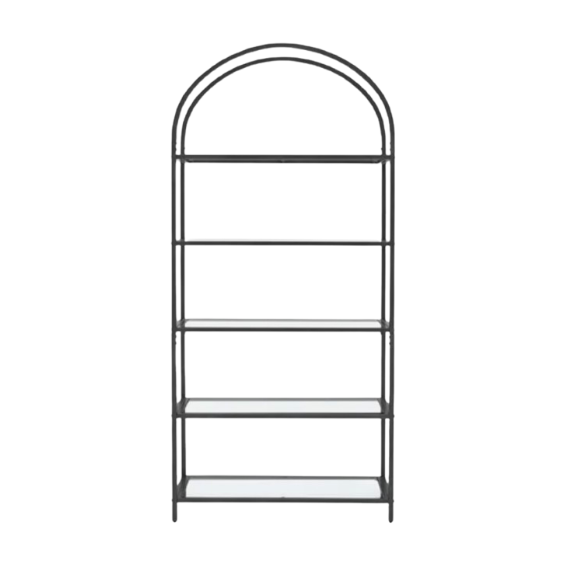 Black Arch Back Bar Shelf Backbar Rental for Weddings and Events ...