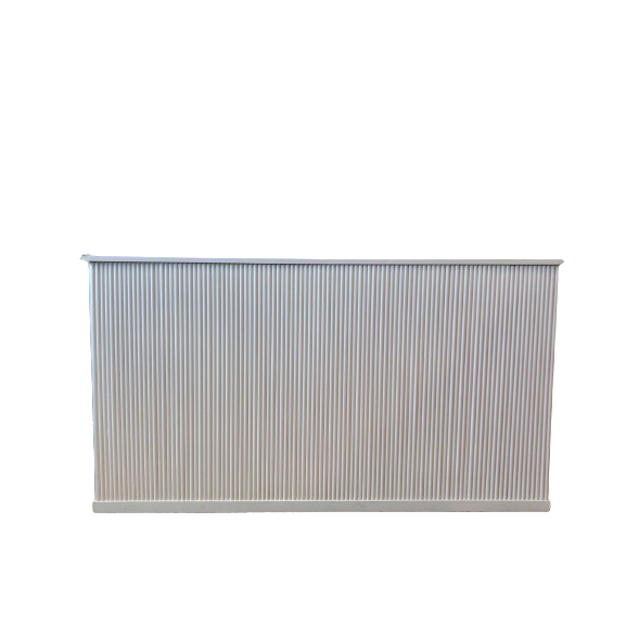 White Ribbed Bar Rental for Weddings and Events | Folklore Event Rentals