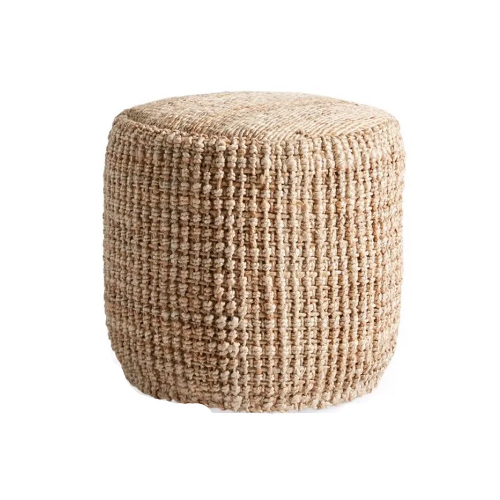 Woven Jute Ottoman | Ottoman Rentals for Events and Lounges | Folklore ...