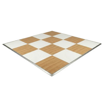 Event Dance Floor Rental | Modular Dance Floor | White, Wood & Checker ...